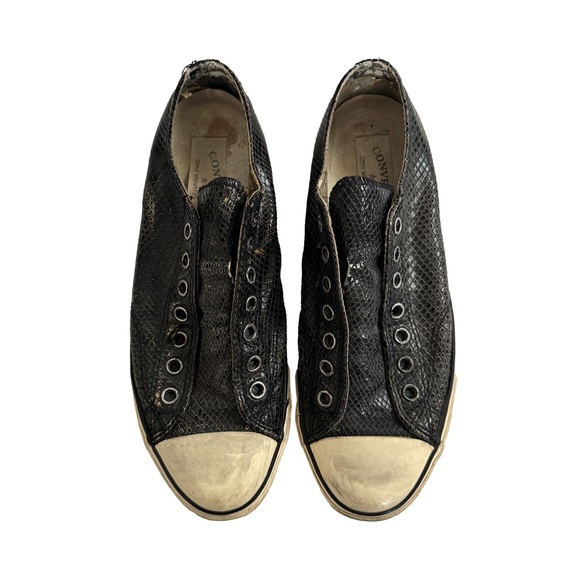John Varvatos | Shoes | John Varvatos Faux Snakeskin Converse | Poshmark